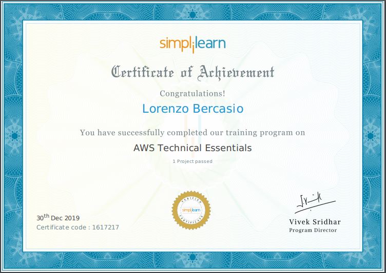 AWS Technical Essentials SimpliLearn Blog enzobercasio
